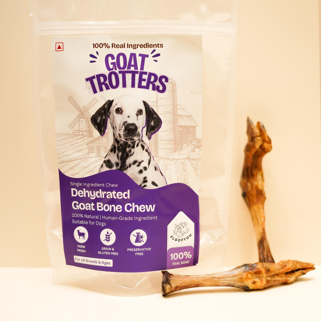 Goat Trotters Bone Dehydrated Natural Healthy Dog Treat & Chew – FloofYou